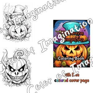 Pumpkin Coloring Pages for Kids and Adults 20 Page Halloween Pumpkin ...