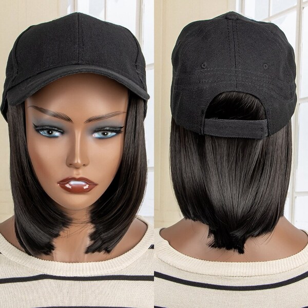 Baseball Cap With Hair Attached - Etsy