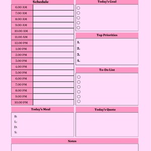 ADHD PLANNER JOURNAL - Etsy