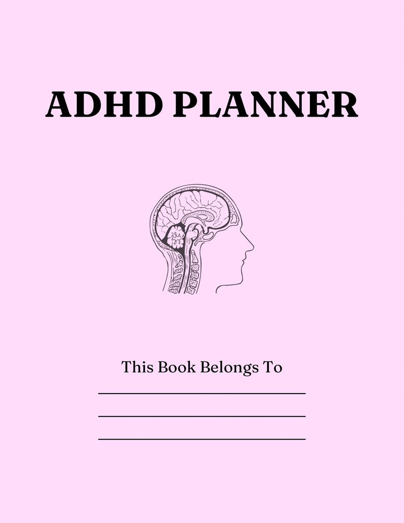 ADHD PLANNER JOURNAL - Etsy