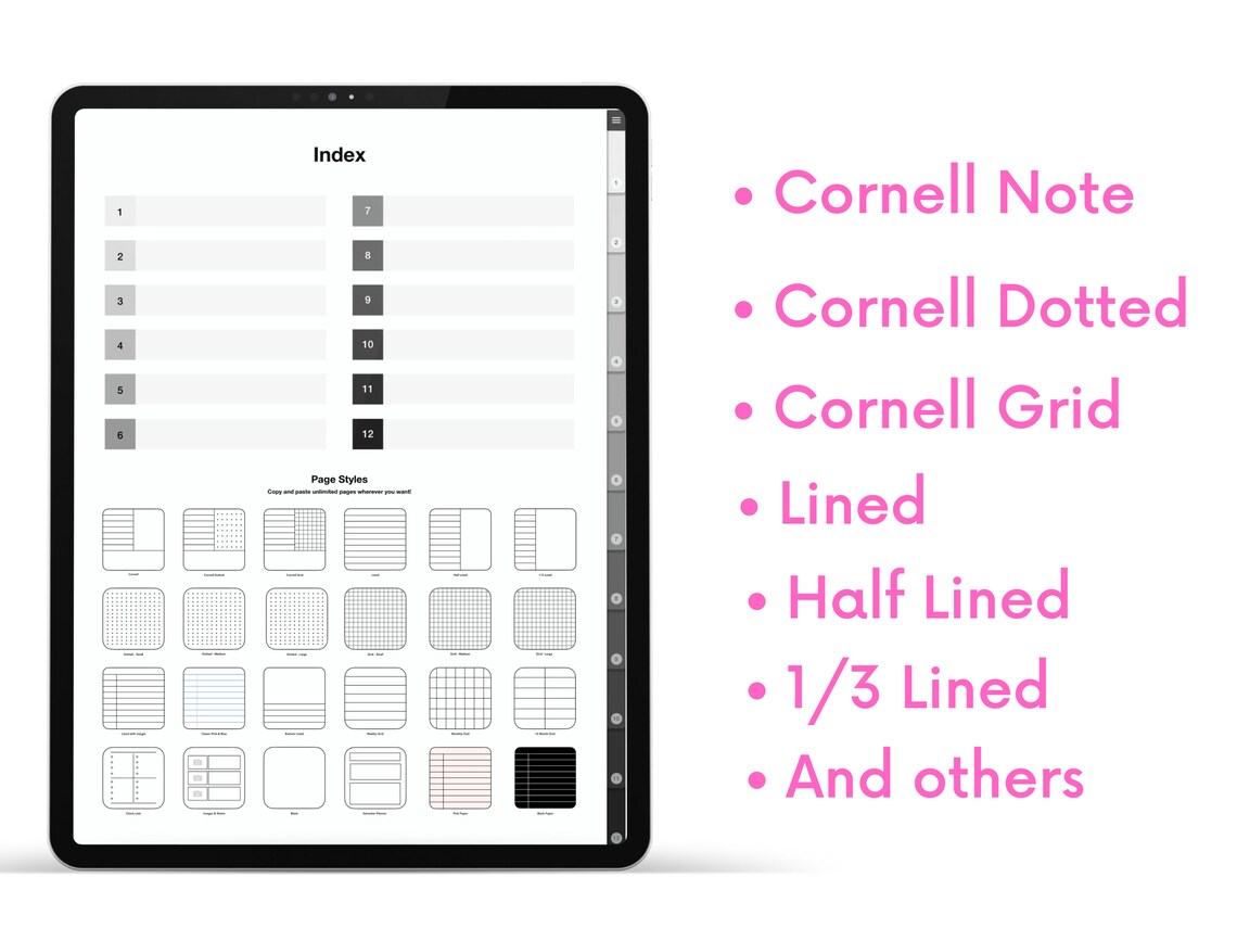 Digital Notebook | Student Notebook | 600+ Pages | Goodnotes ...