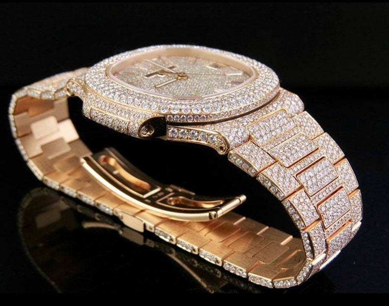 Moissanite Diamond Watch , Vvs Diamond, Luxury S Watch, Hip-hop Watch ...