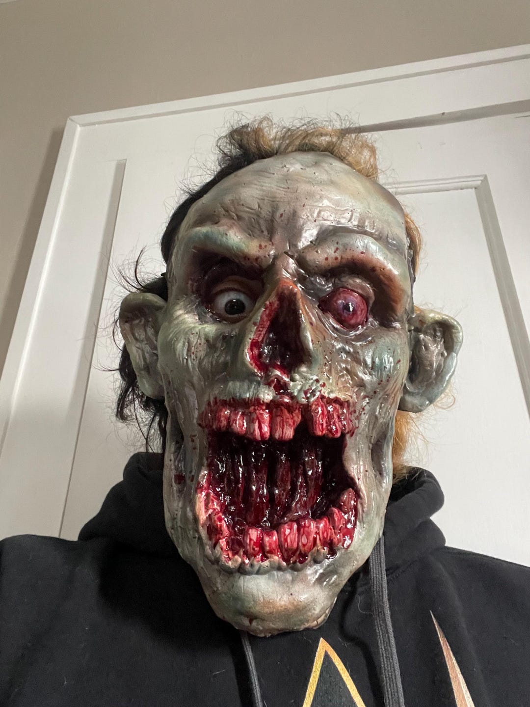 Thirsty and Miserable - Zombie Half Mask - Etsy