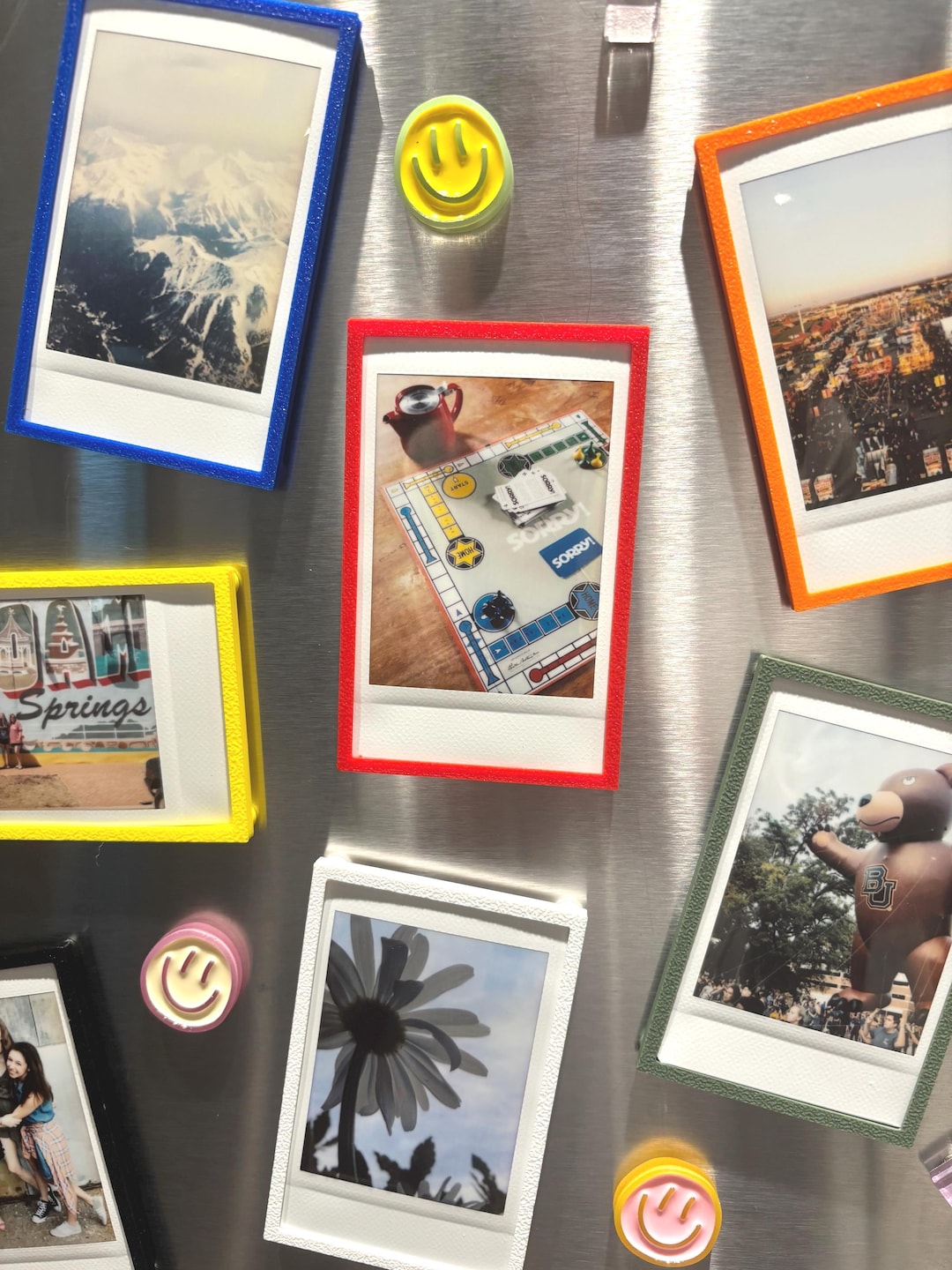 Magnetic Instax Mini Frames Set – Multi-pack/multi-color – Refrigerator ...