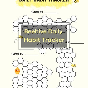 Beehive Daily Habit Tracker - Etsy