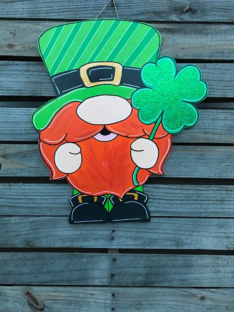 St Patrick’s Day Leprechaun Door Hanger - Leprechaun Door Hanger- Saint ...