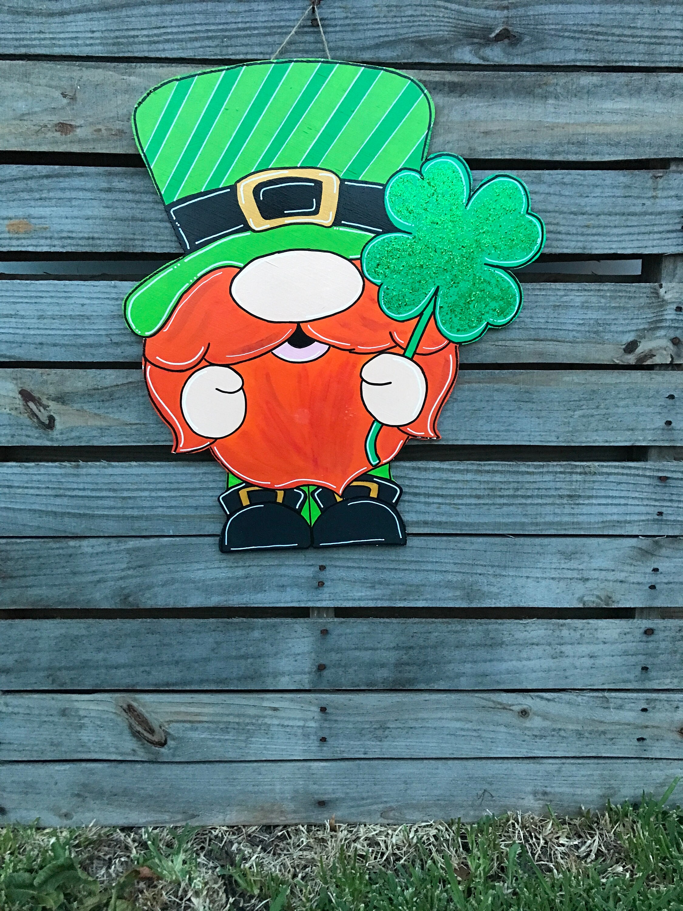 St Patrick’s Day Leprechaun Door Hanger - Leprechaun Door Hanger- Saint ...