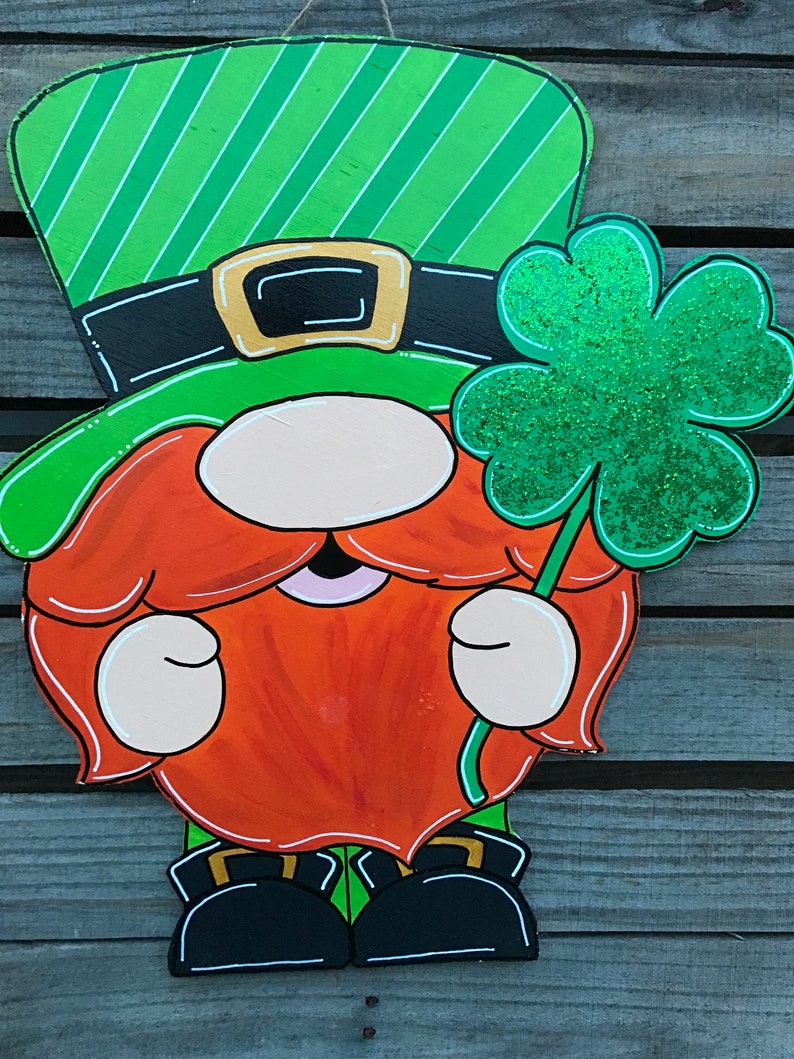 St Patrick’s Day Leprechaun Door Hanger - Leprechaun Door Hanger- Saint ...
