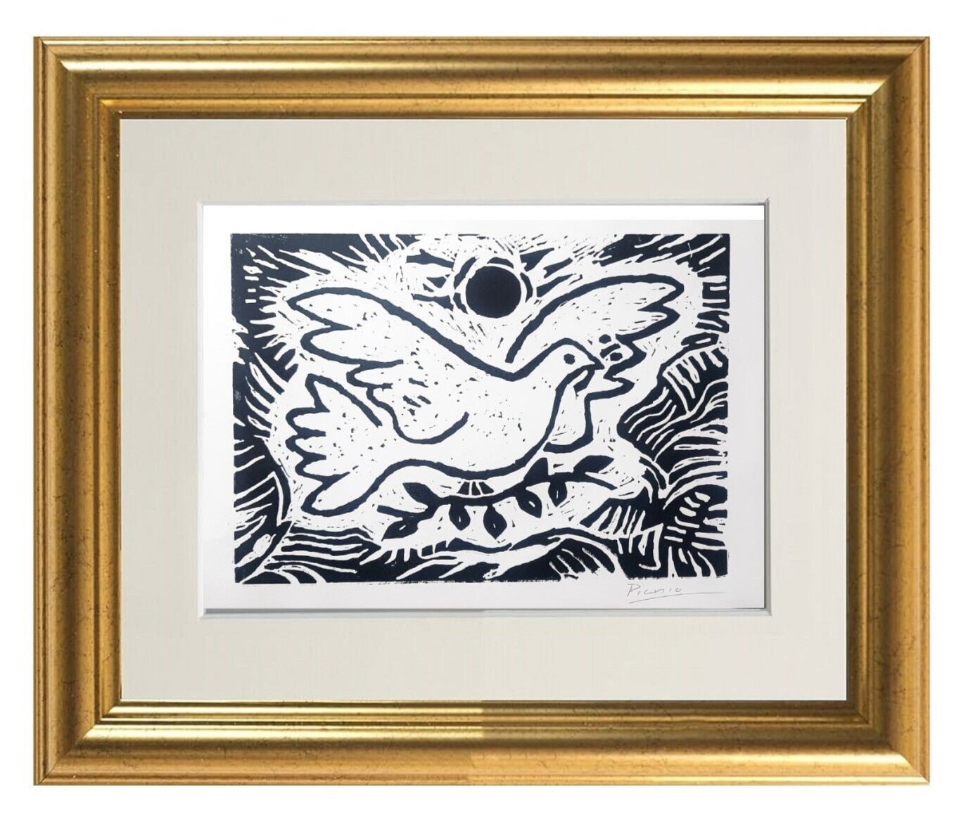 Original Picasso Signed Linocut Hand Printed From Original Block. - Etsy