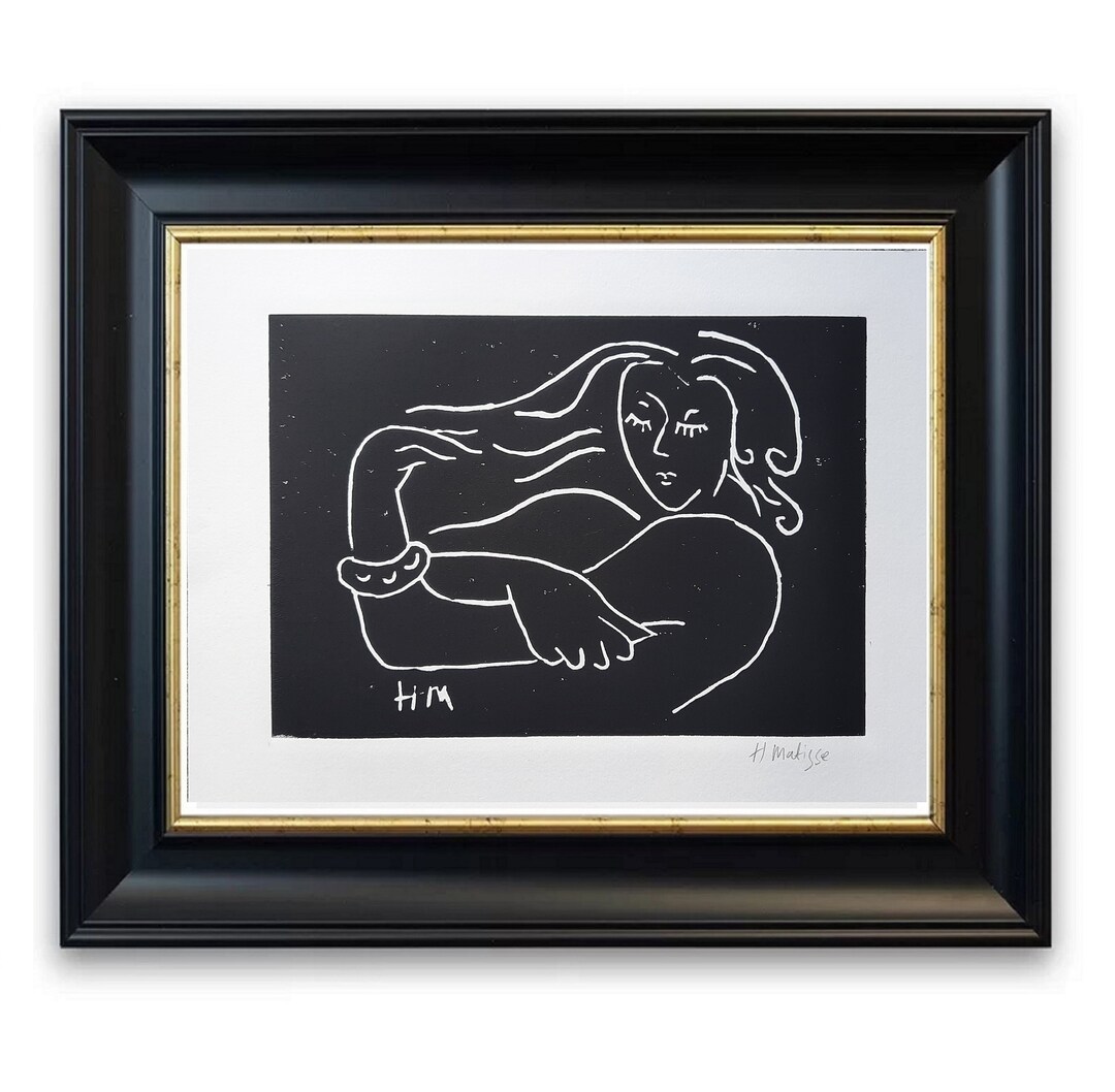Original Matisse Signed Linocut Hand Printed From Original Block. - Etsy