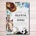 Editable Horse Birthday Party, Cowboy Hat Saddle up Template, Blue ...