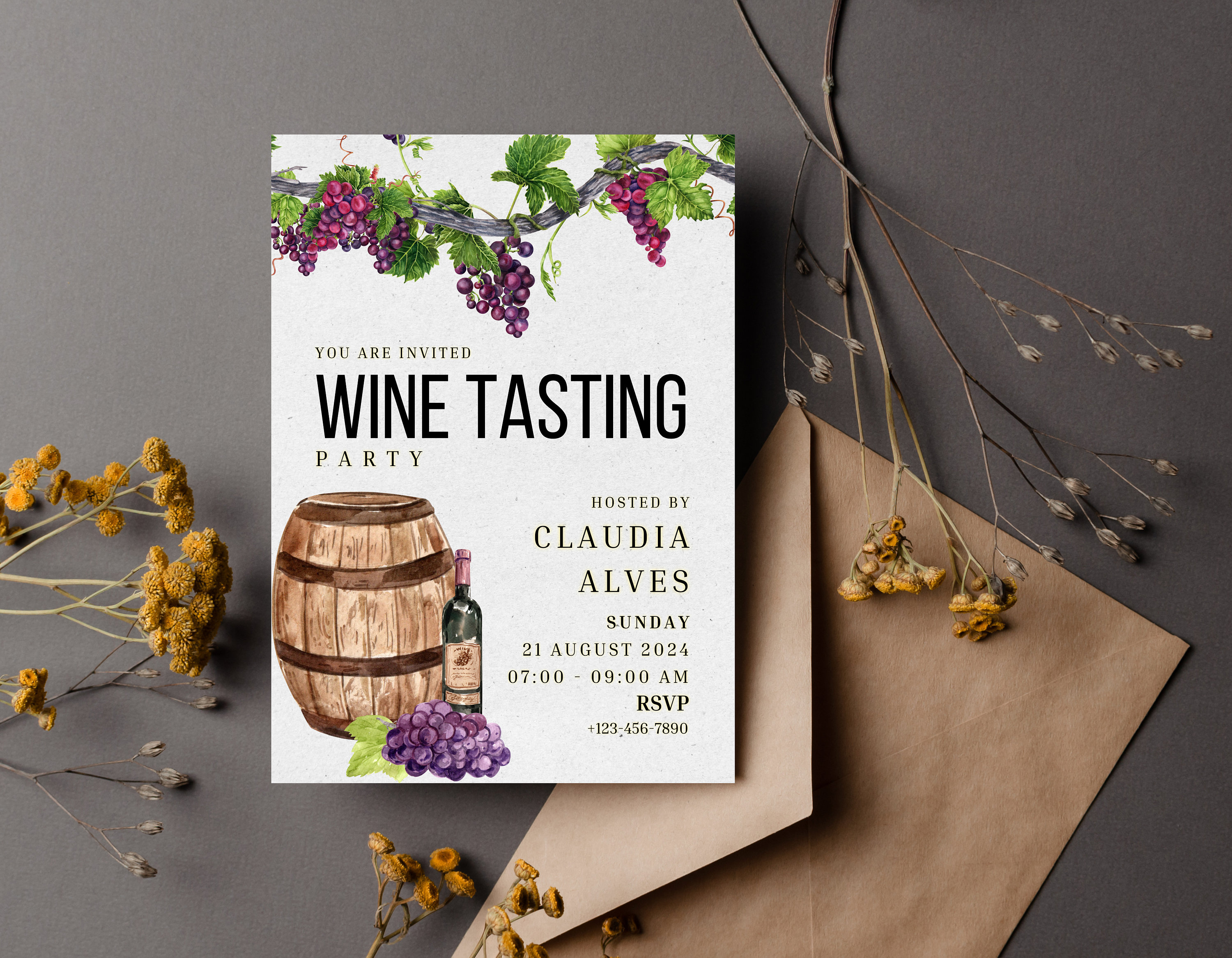 Gourmet Tasting Invitation