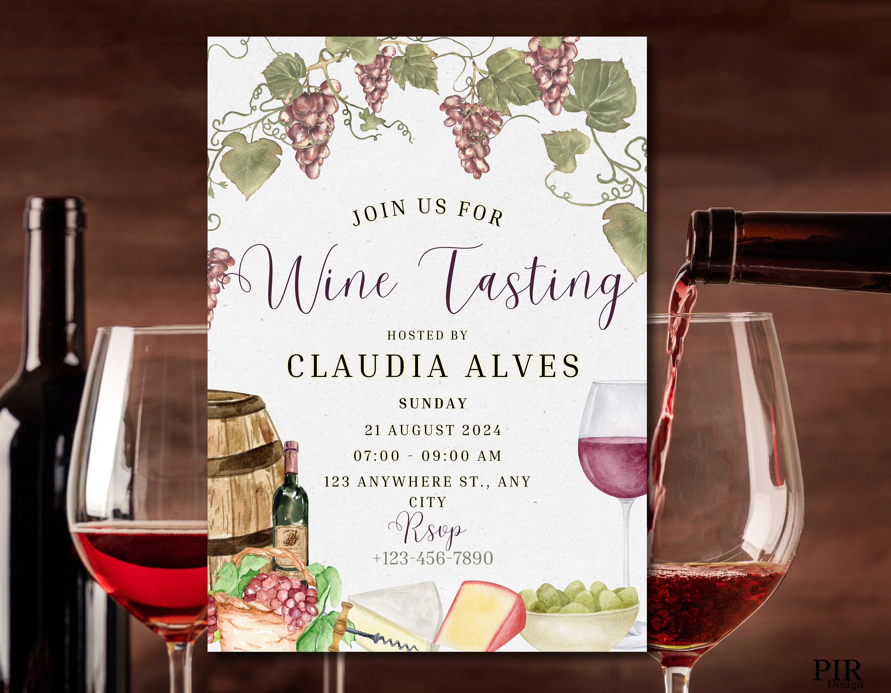 Wine Tasting Event Templates