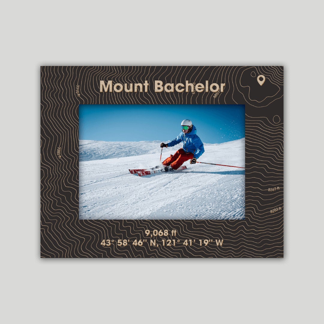 Mount Bachelor Photo Frame | Free Photo Print + Free Personalization on ...