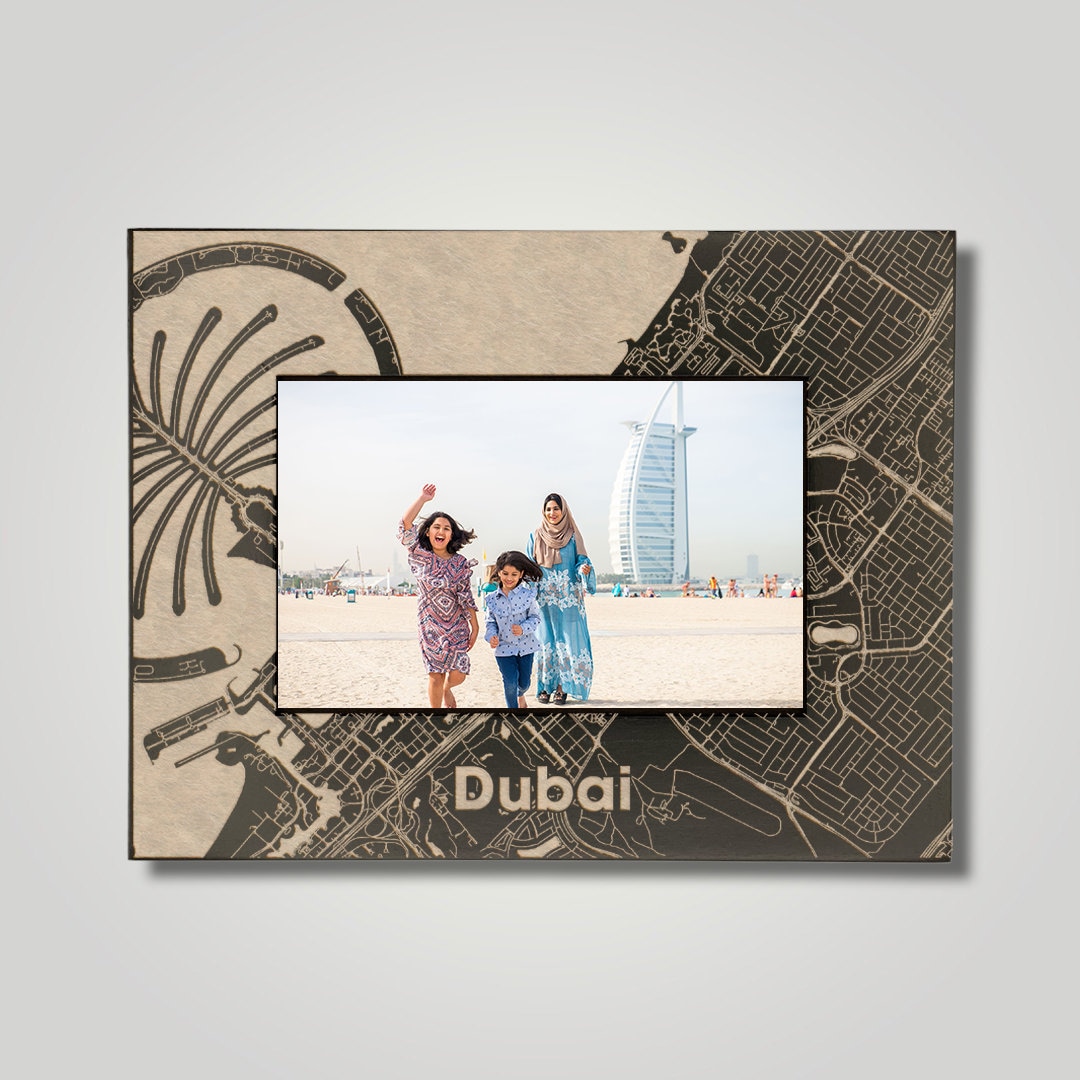 Dubai Photo Frame | Free Photo Print + Free Personalization on Back of ...