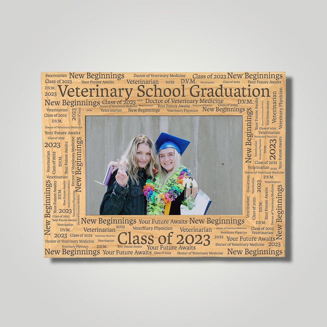 Veterinarian School Graduation Photo Frame Free Photo Print - Etsy