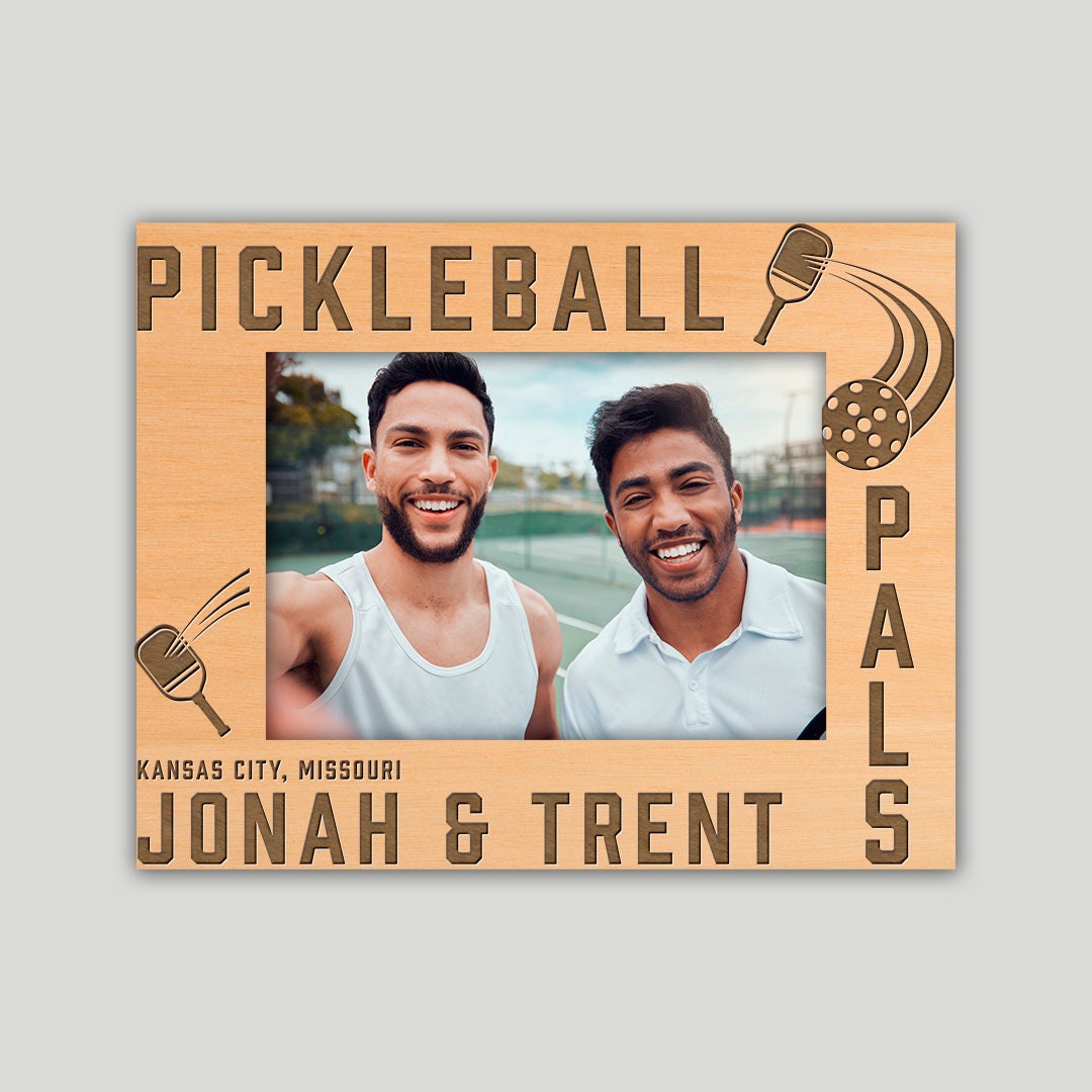 Personalized Maple Pickleball Pals Photo Frame - Etsy