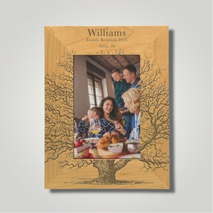 Personalized Maple Family Reunion Photo Frame - Etsy