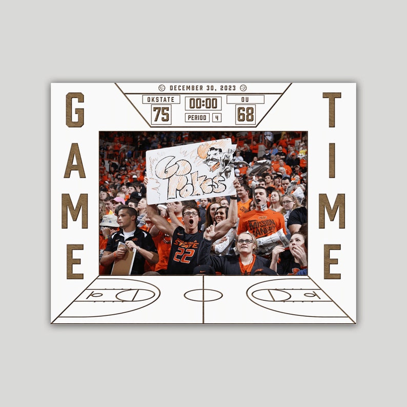 Personalized Maple Basketball Photo Frame: Game Time Keepsake - Etsy