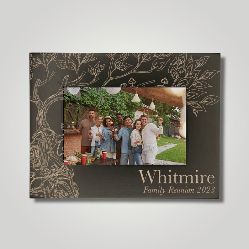 Personalized Maple Family Reunion Photo Frame - Etsy