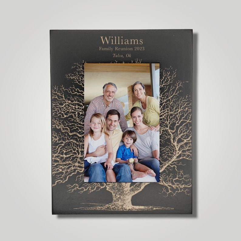 Personalized Maple Family Reunion Photo Frame - Etsy