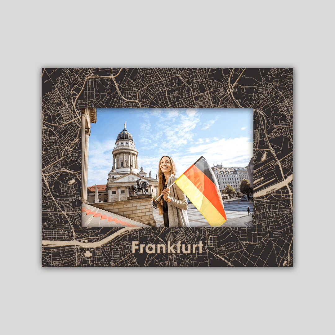 Frankfurt Germany Photo Frame Free Photo Print Free Personalization on ...