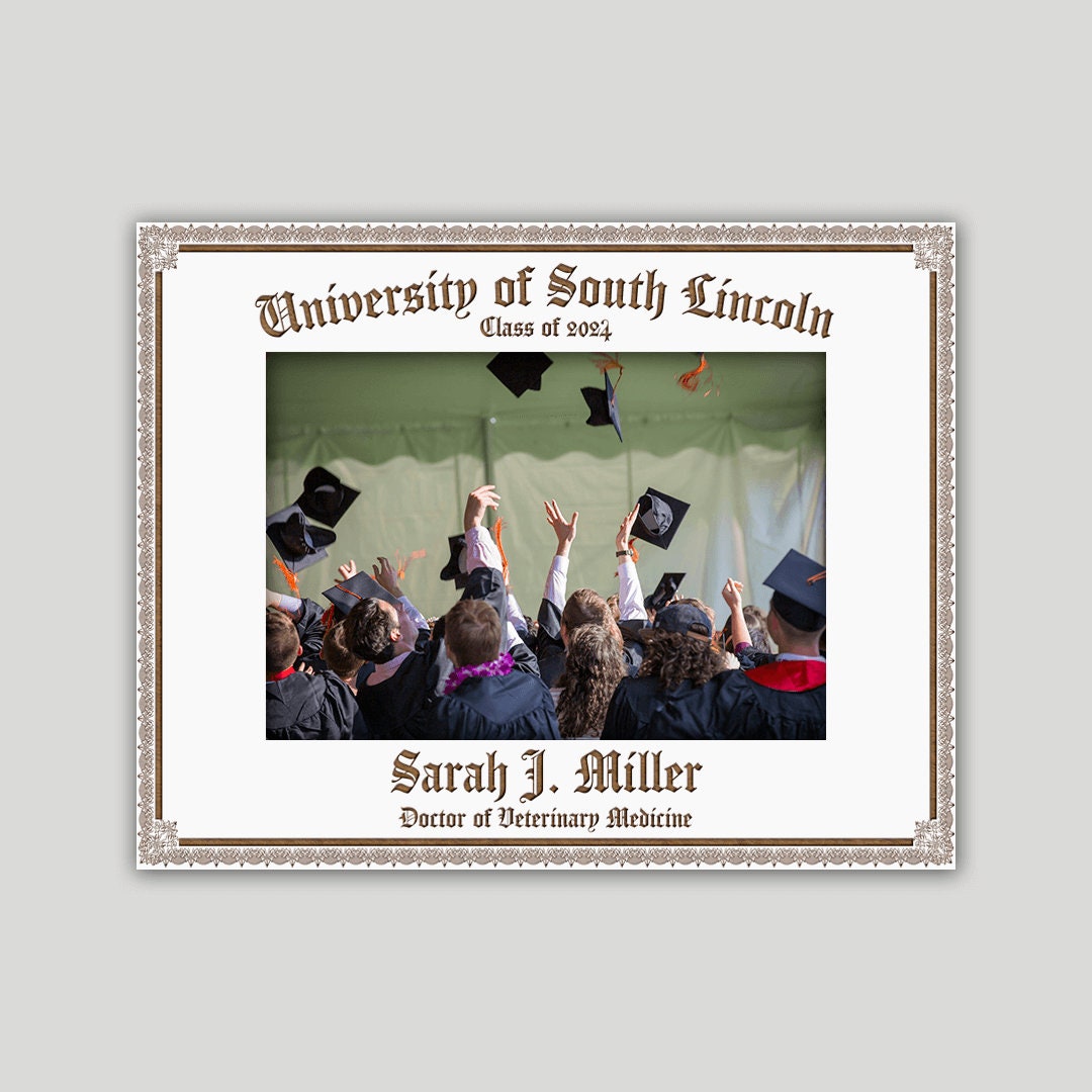 Veterinarian School Graduation Photo Frame | Free Photo Print + Free ...