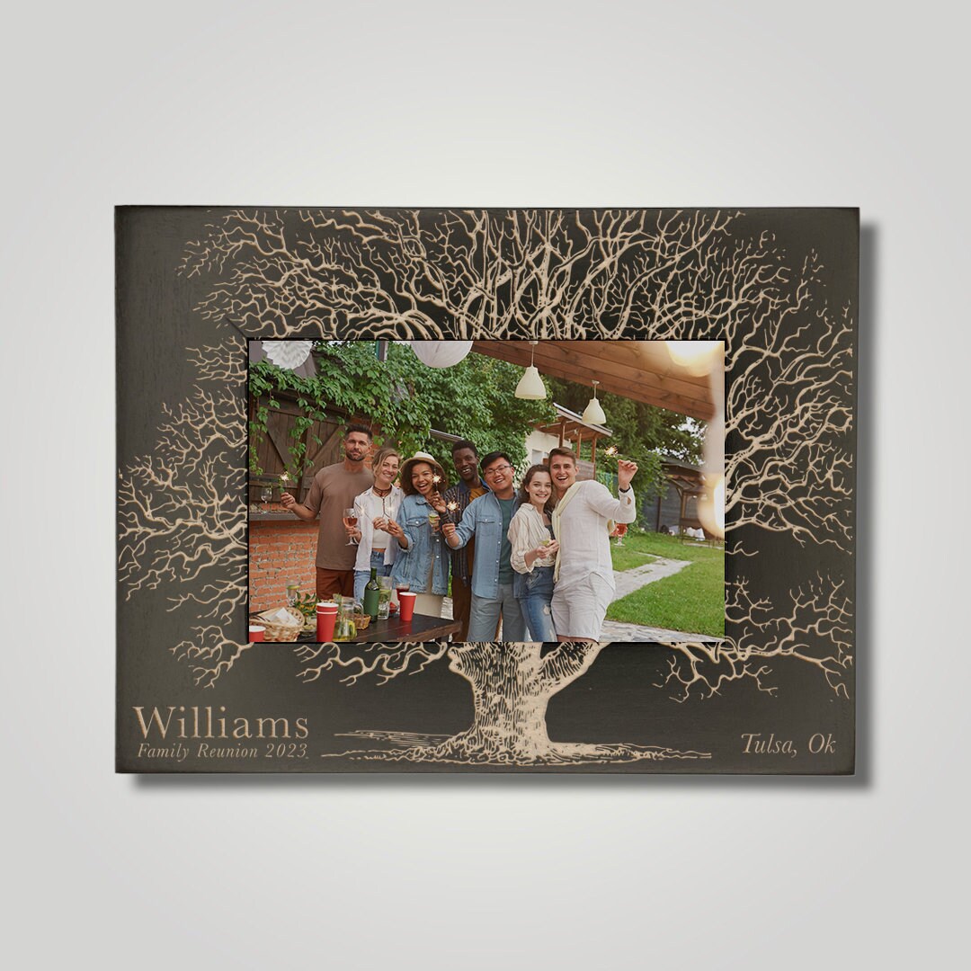 Personalized Maple Family Reunion Photo Frame - Etsy