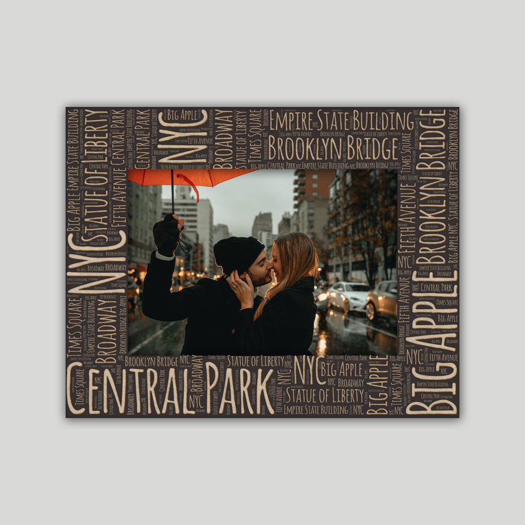 New York City Photo Frame (wordcloud V2) | Free Photo Print + Free ...