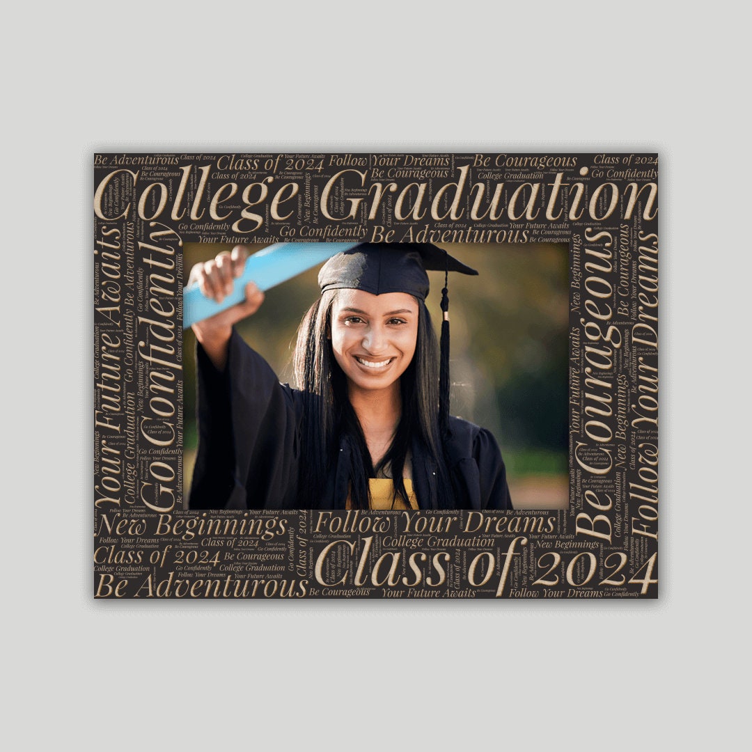 College Graduation Photo Frame Free Photo Print Free Personalization on ...
