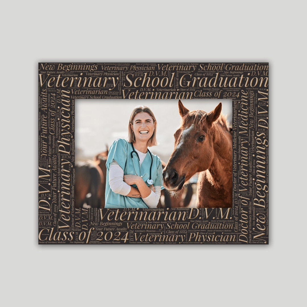 Veterinarian School Graduation Photo Frame | Free Photo Print + Free ...