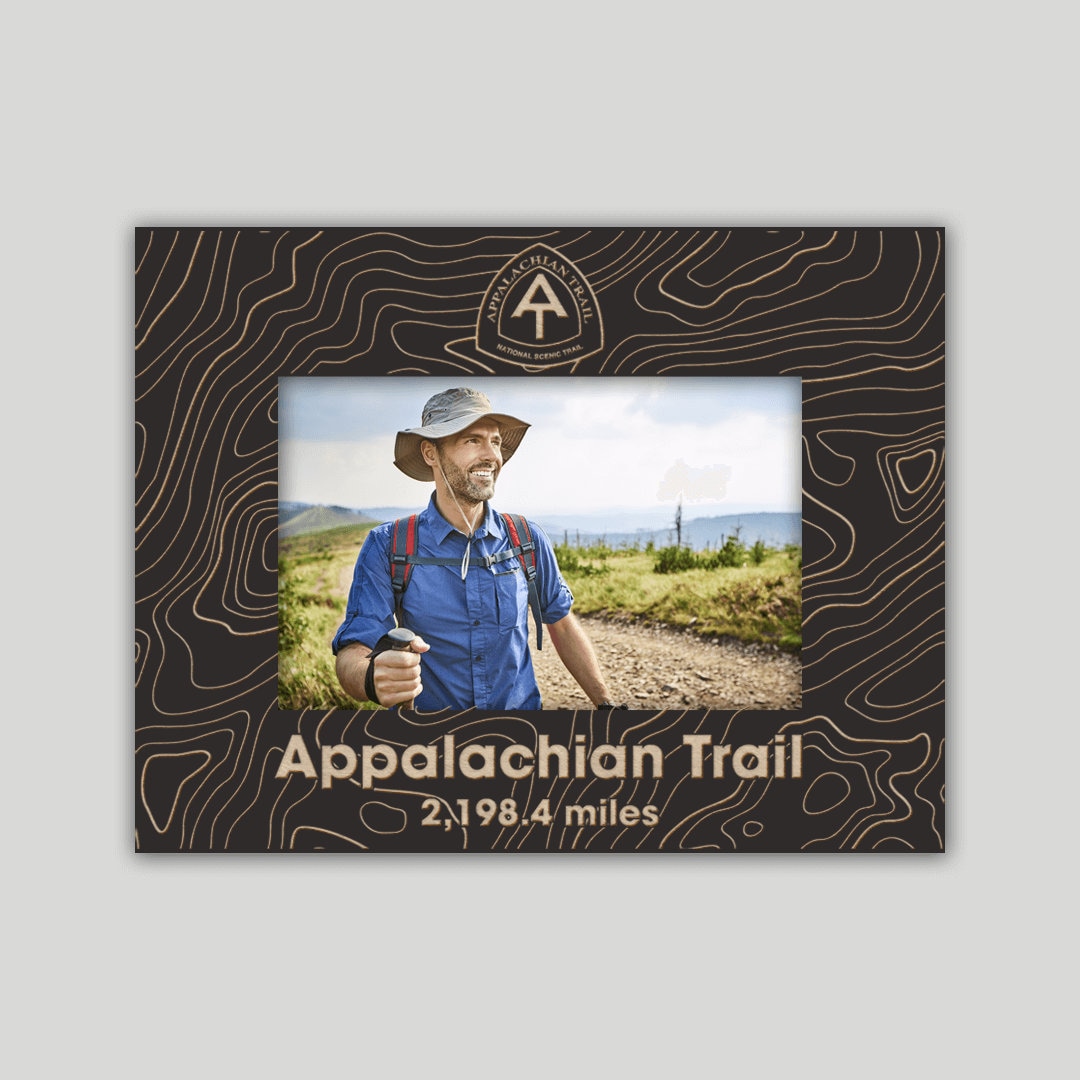 Appalachian Trail Photo Frame: Personalized Maple Wood Hiking Gift - Etsy