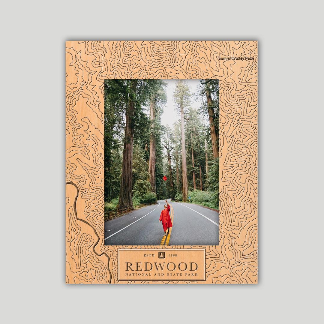Redwood National and State Parks Maple Photo Frame - Etsy