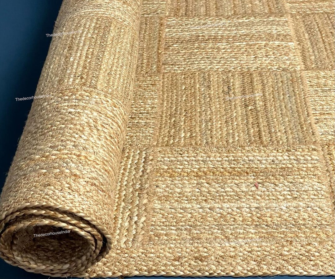 Braided Jute Runner, Indoor Jute Runner, Textured Jute Runner, Jute ...