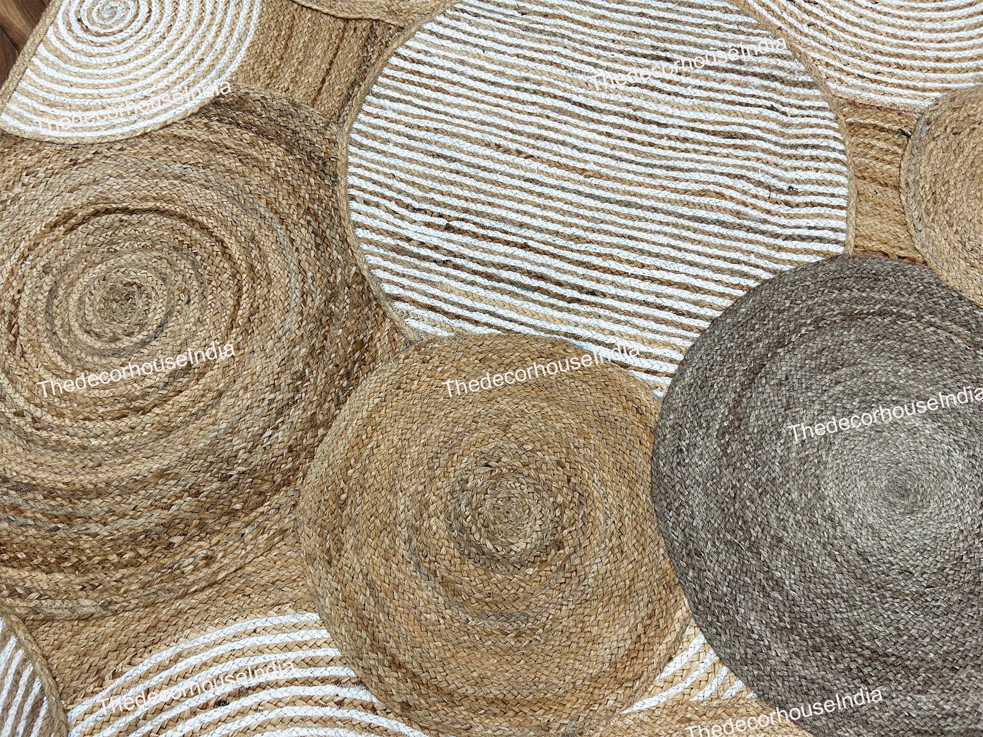 Handmade Jute Rug Indian Natural Jute Designer Rug Modern Area Rug ...