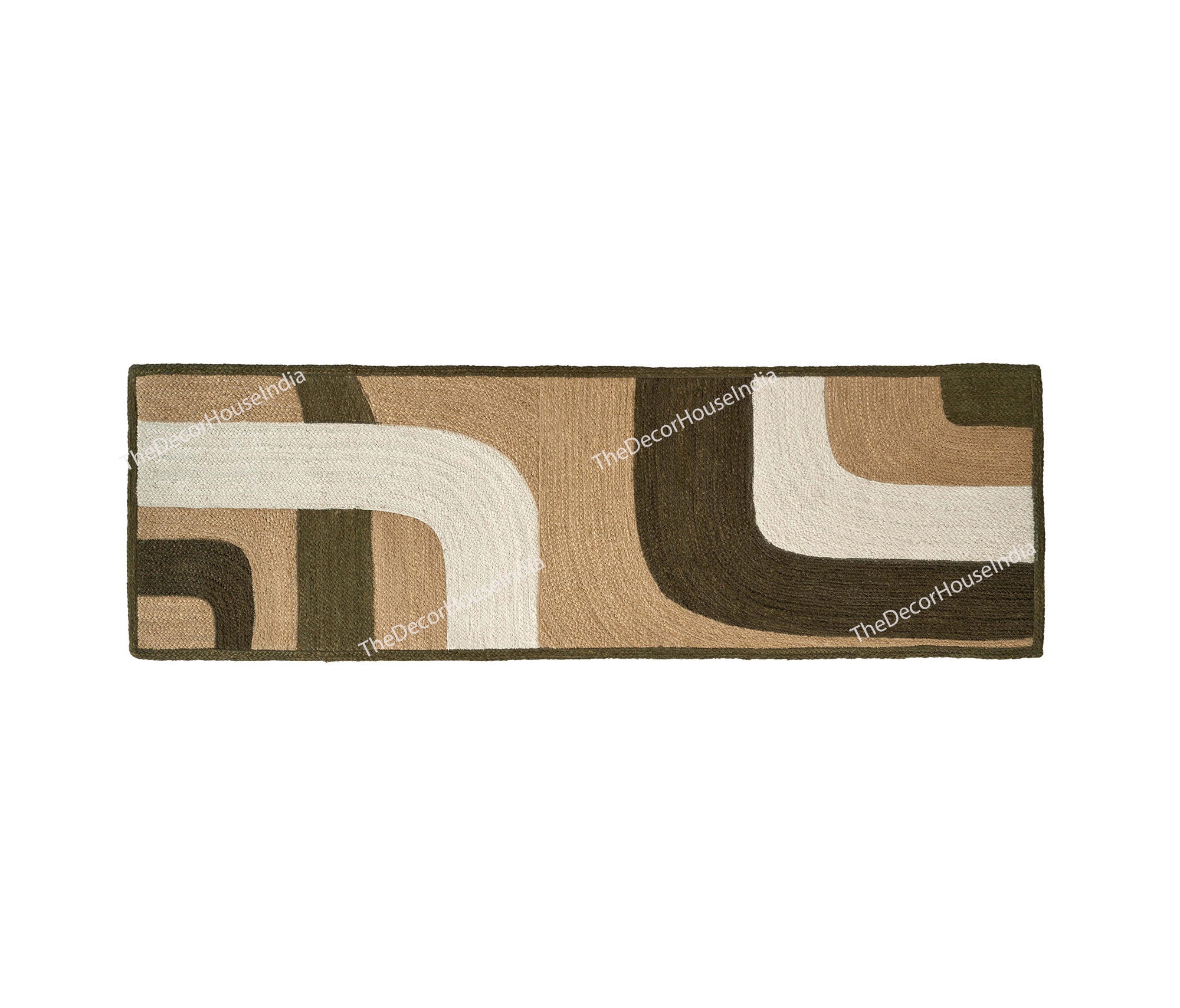 Large Hand Braided Jute Rug Living Room Rug Bedroom Rug Bohemian Decor ...