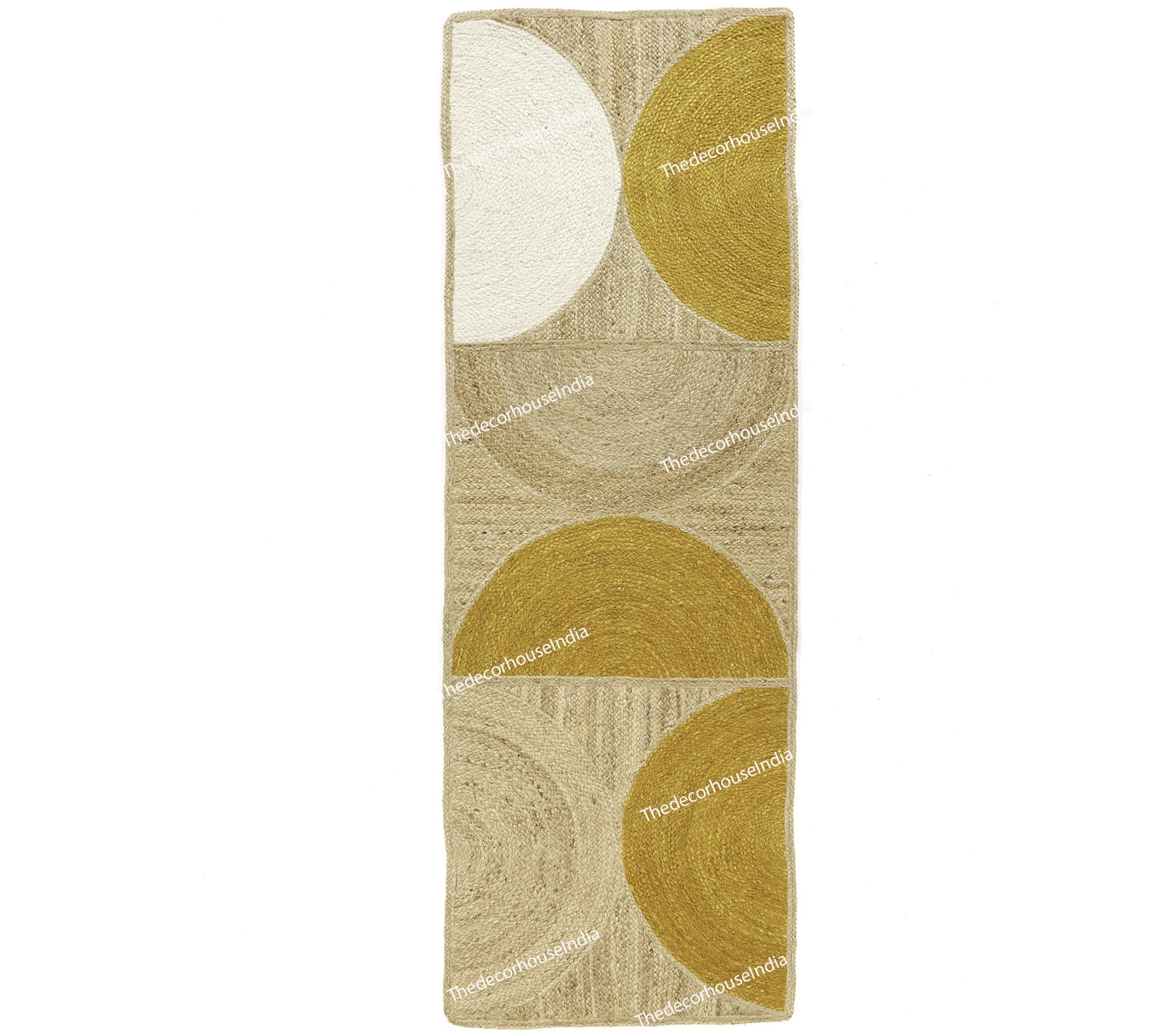 Yellow Beige Jute Square Rug Indian Jute Rug Natural Jute Rug Halloween ...