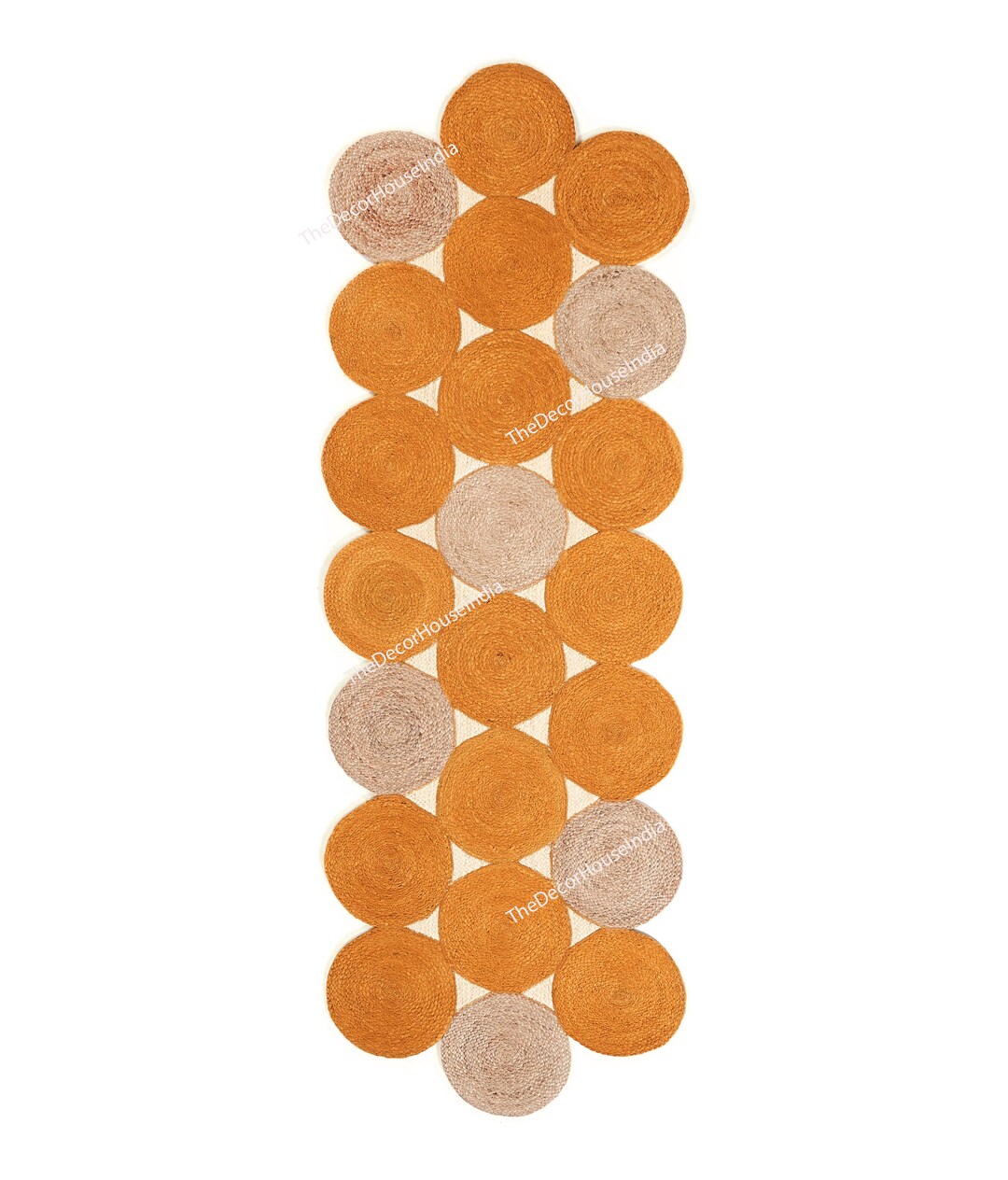 Scallop Runner Rug, Jute Scalloped Rug, Jute Runner Rug, Natural Jute ...