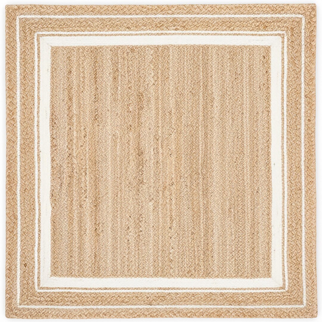 Square Rug Handmade Natural Jute Indoor Outdoor Rug 5x5 6x6 8x8 Feet - Etsy