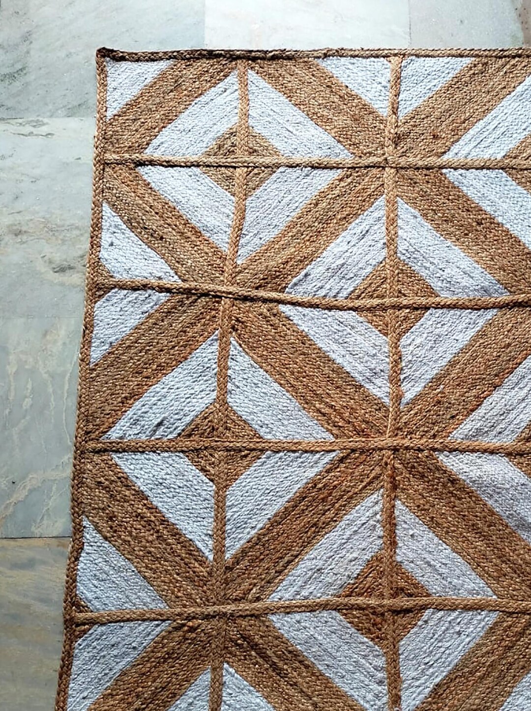 White Jute Rug, White Jute Area Rug, White Jute Floor Covering ...