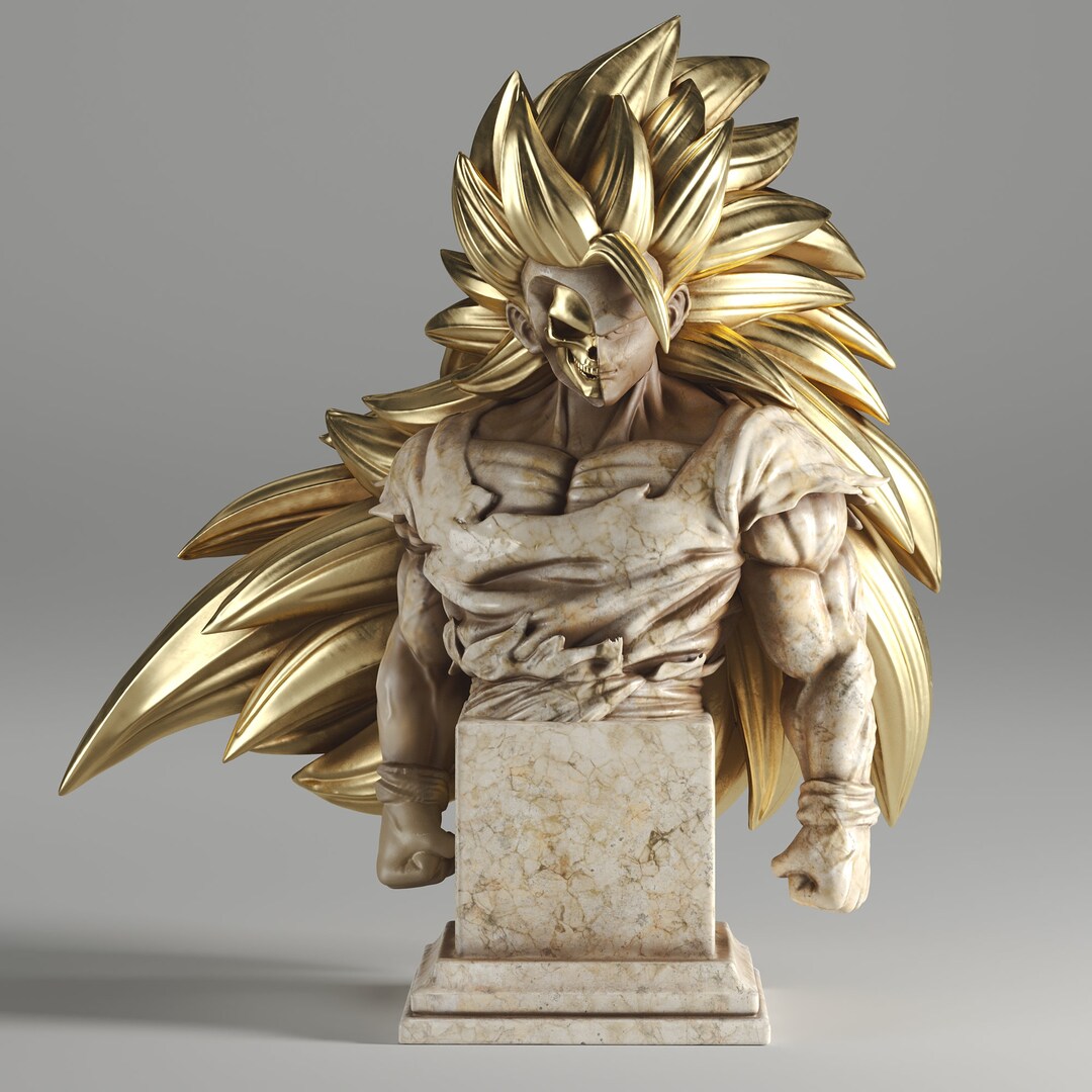 Goku Ssj3 Bust 3D Stl Files High Quality 3D Printer - Etsy Australia