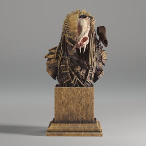 Predator Bust 3D Stl Files High Quality 3D Printer Files 3d Print File ...
