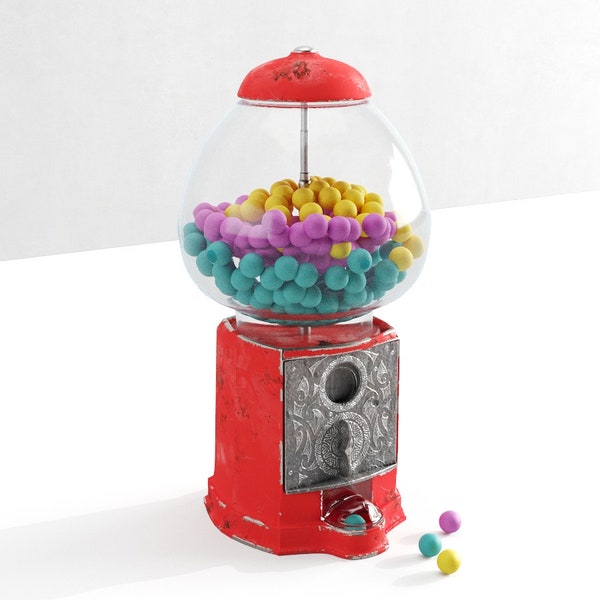 3d Printed Gumball Machine - Etsy
