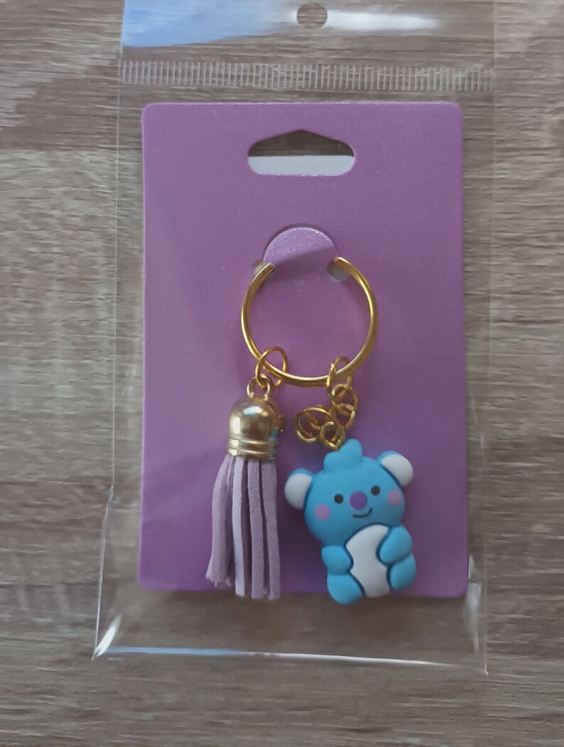 BTS BT21 Koya Handmade Keychain - Etsy