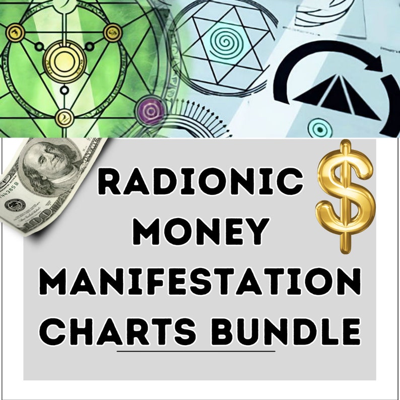 Radionic Money Manifestation Charts Bundle - Etsy