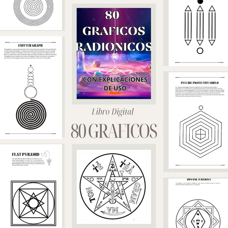 Radionics Templates 80 . PDF multi language . Italian, french, spanish ...