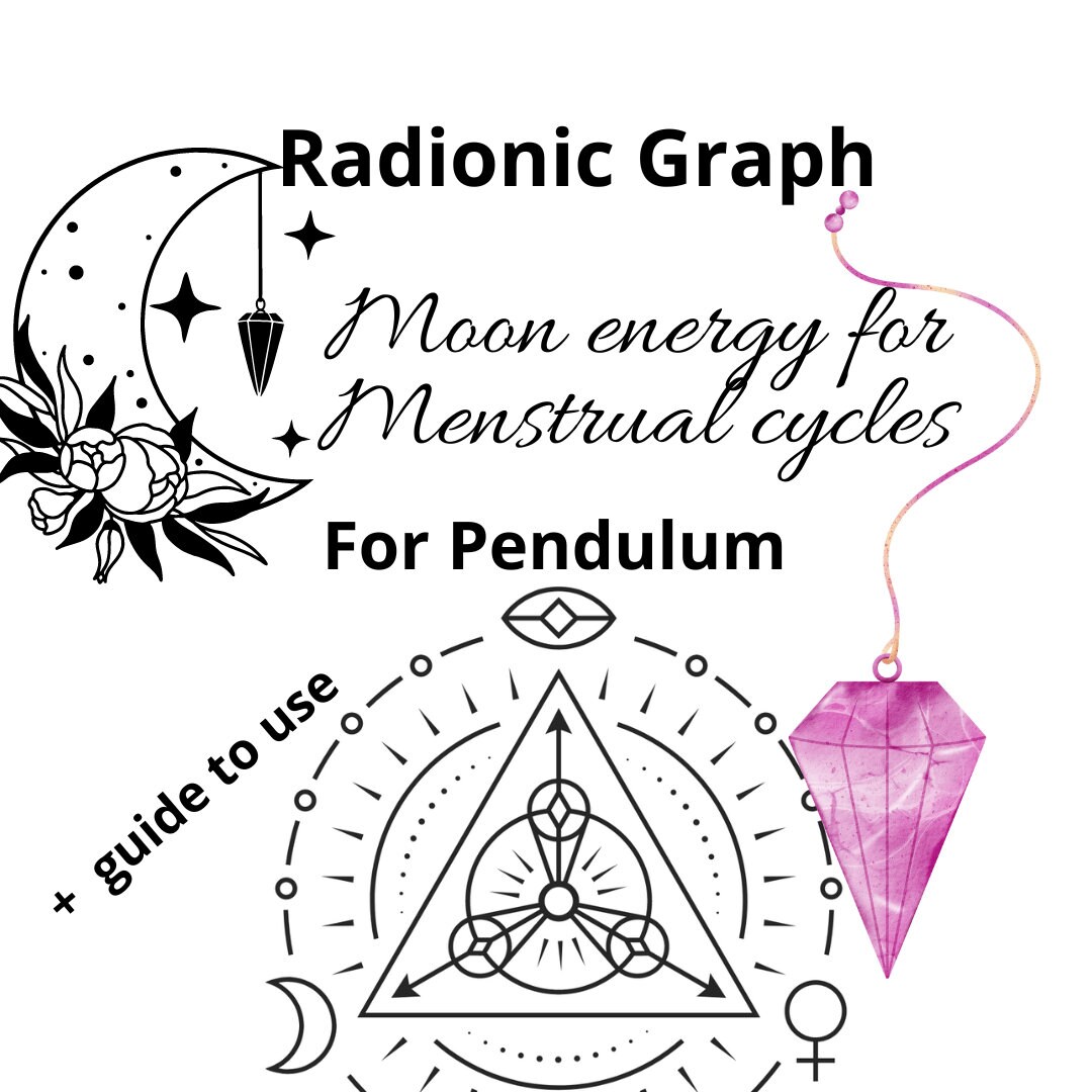 Radionic Chart to Regulate the Menstrual Cycle With the Energy of the ...