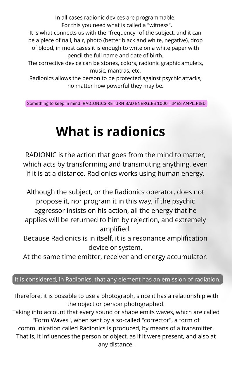 80 Radionic Templates to Download and Print- PDF- Printable Ebook - Etsy