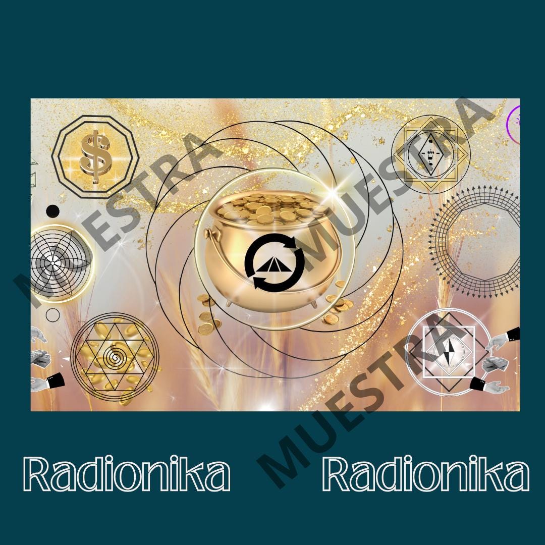Radionic Table to Attract Money and Abundance PDF Manual Question Book ...