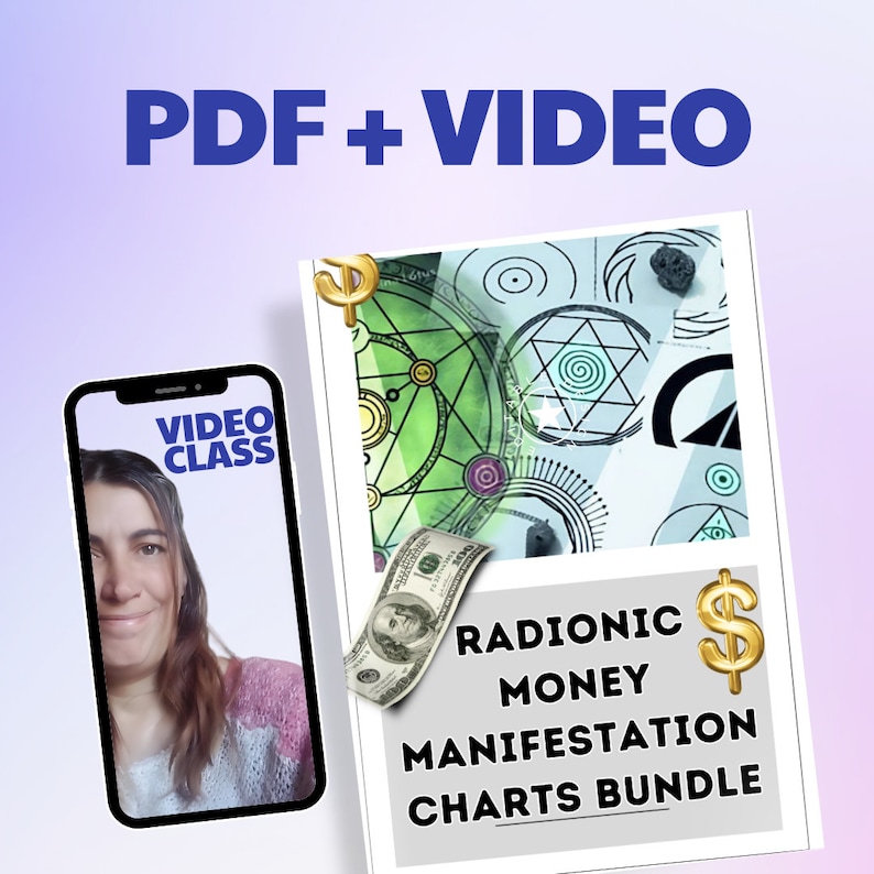 Radionic Money Manifestation Charts Bundle - Etsy